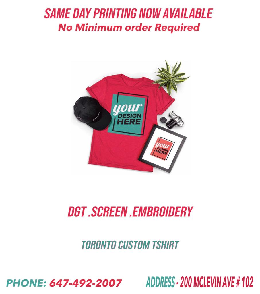 Contact - Toronto Custom T-Shirts